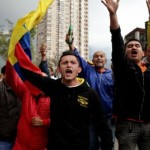 Protesta en Colombia se tornó violenta desde sus primeras horas - Qué Pasa