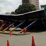 Se desplomó el techo de andén en la terminal Nuevo Circo de Caracas ...