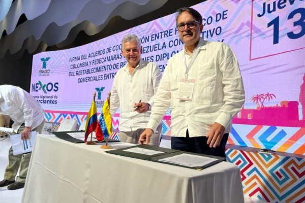 Fedecámaras y gremio del comercio colombiano firmaron acuerdo para ...
