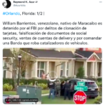 FBI detuvo William Ernesto Barrientos, hijo del exdiputado William Barrientos, en Florida - Qué Pasa