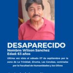 ¡Actualizada! El señor Wilson Sánchez continúa desaparecido - Qué Pasa