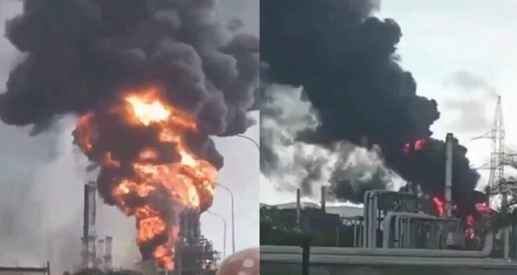Explosión e incendio en el Complejo Petroquímico José Antonio ...